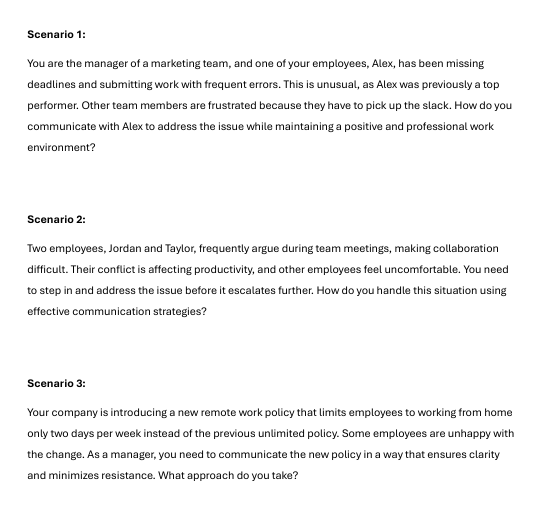 Solved Communication is one of the key skills of a leader | Chegg.com