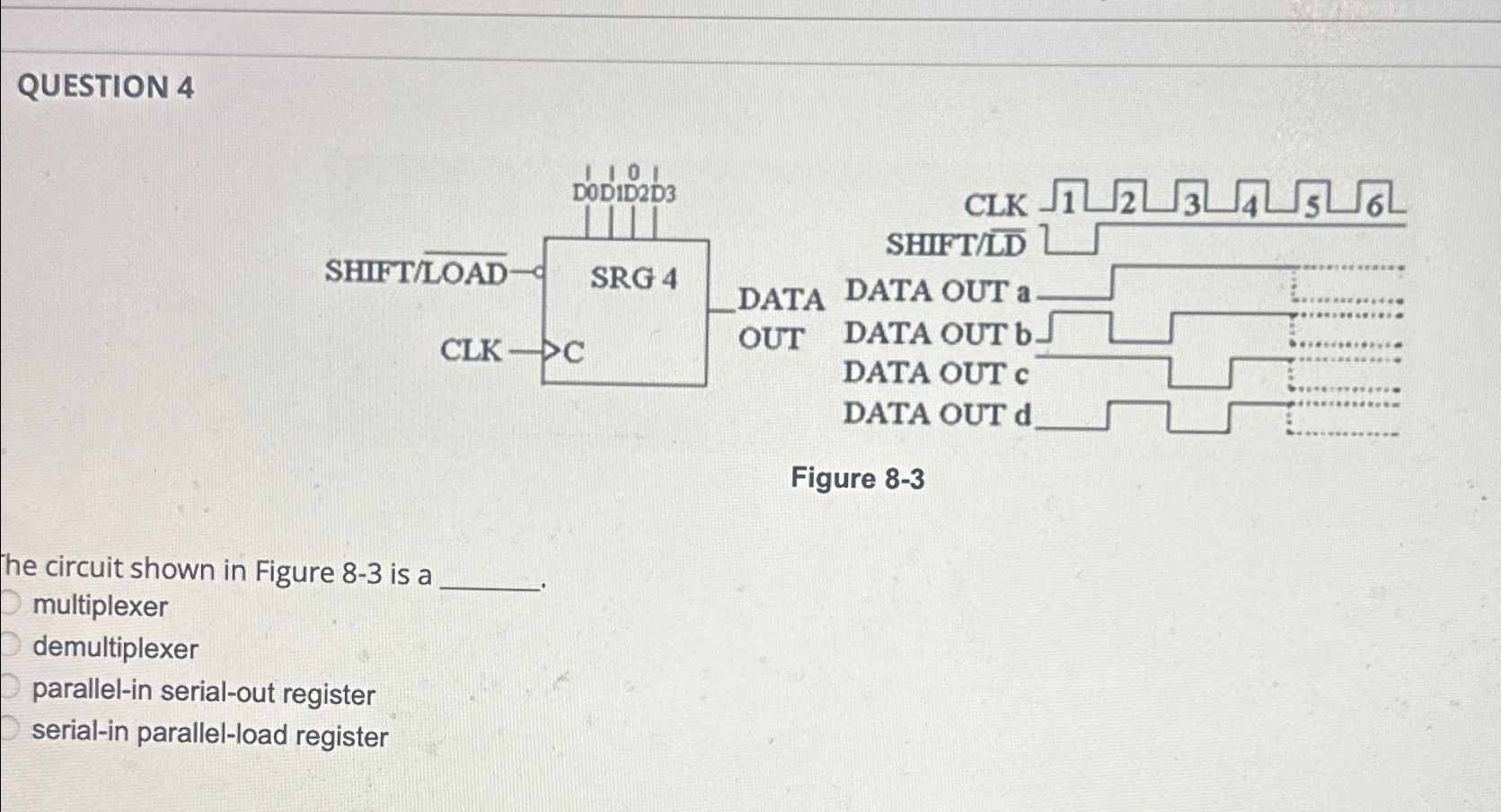 Solved QUESTION 4Figure 8-3he circuit shown in Figure 8-3 | Chegg.com