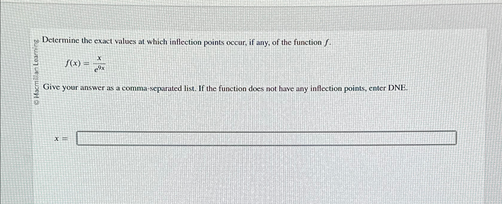 Solved of Determine the exact values at which inflection | Chegg.com