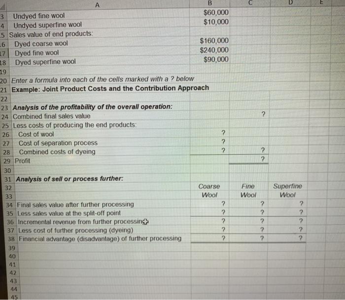 Solved Required information Chapter 13: Applying Excel | Chegg.com