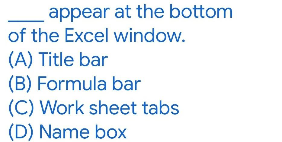 What Are The Sheets At The Bottom Of Excel Called