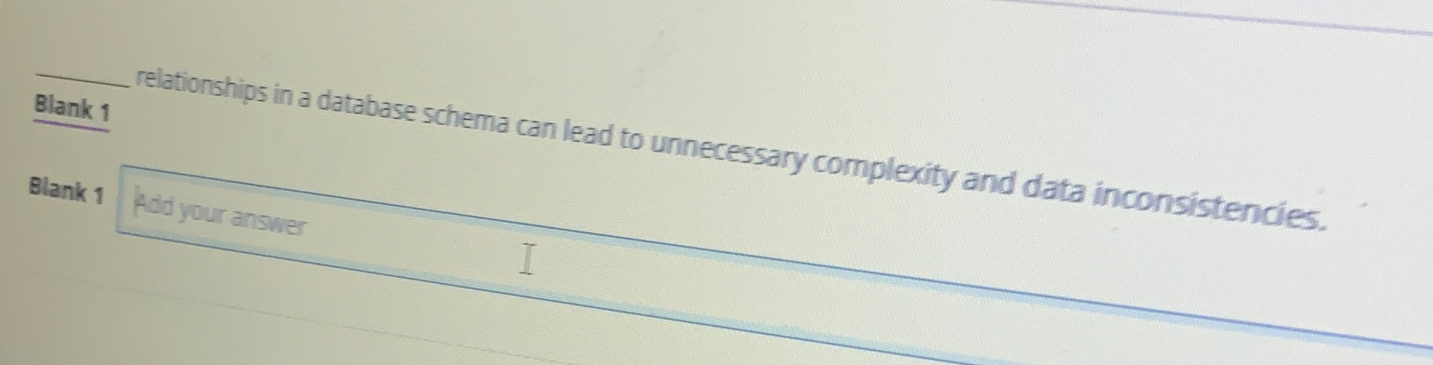Solved q, ﻿relationships in a database schema can lead to | Chegg.com