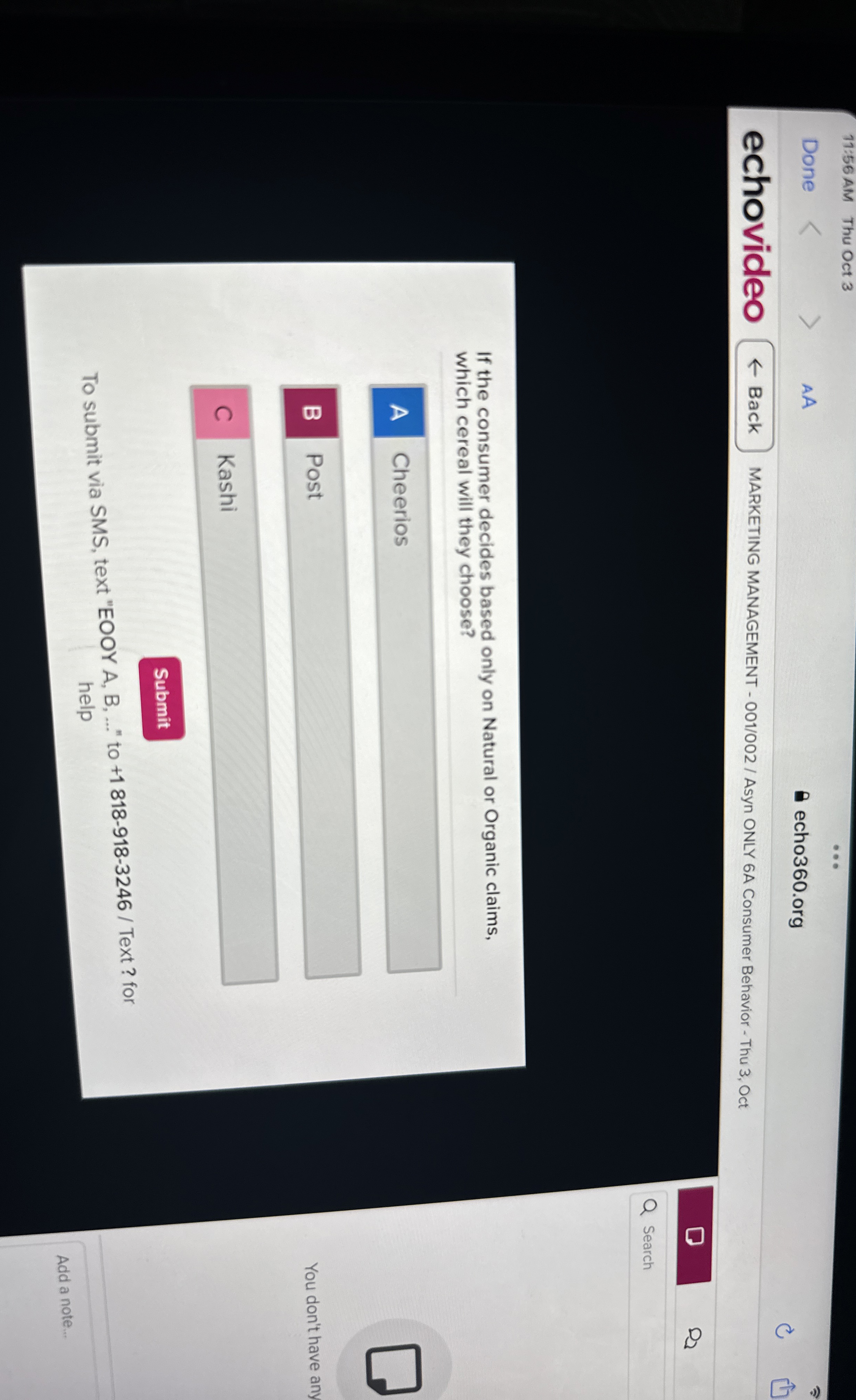 Solved If the consumer decides based only on Natural or | Chegg.com