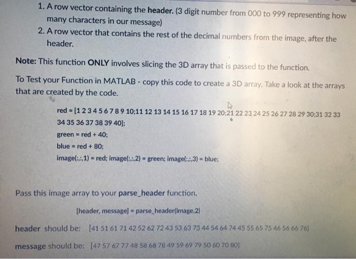 Solved 2. Define a function named parse_header and name it | Chegg.com
