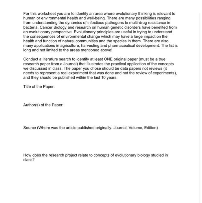 Solved Anatomy of a scientific paper TITLE AUTHOR | Chegg.com