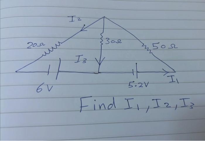 Solved Find I1,I2,I3 | Chegg.com Solved Find I1,I2,I3 | Chegg.com