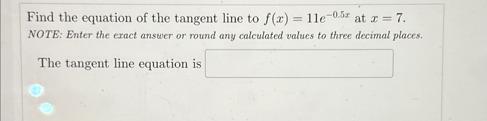 Solved Find the equation of the tangent line to | Chegg.com