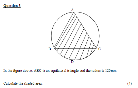 Solved n the figure above: ABC is an equilateral triangle | Chegg.com