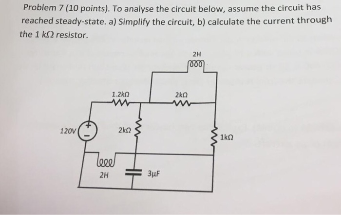 Solved Problem 710 Points To Analyse The Circuit Below