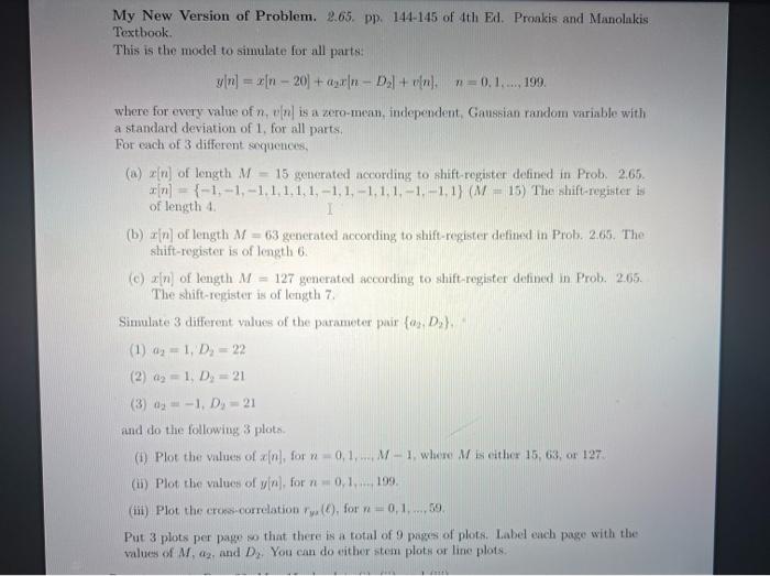 Solved i am working in matlab. i am needing to tackle the | Chegg.com