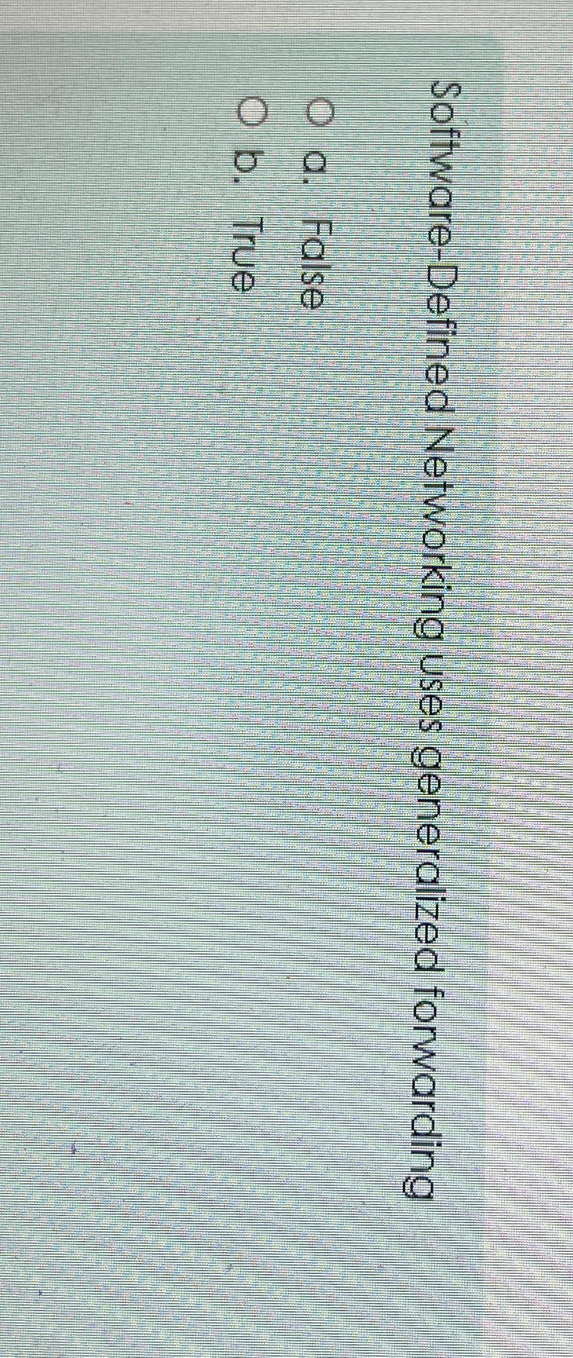 Solved Software-Defined Networking uses generalized | Chegg.com