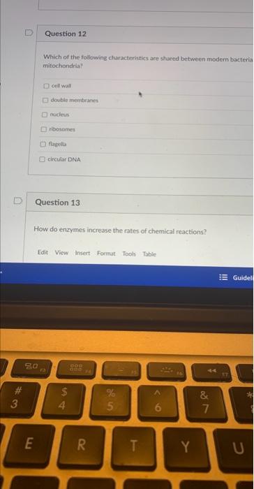 Solved Which of the following characteristics are shared | Chegg.com