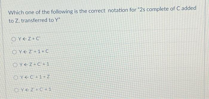 Solved Which one of the following is the correct notation | Chegg.com