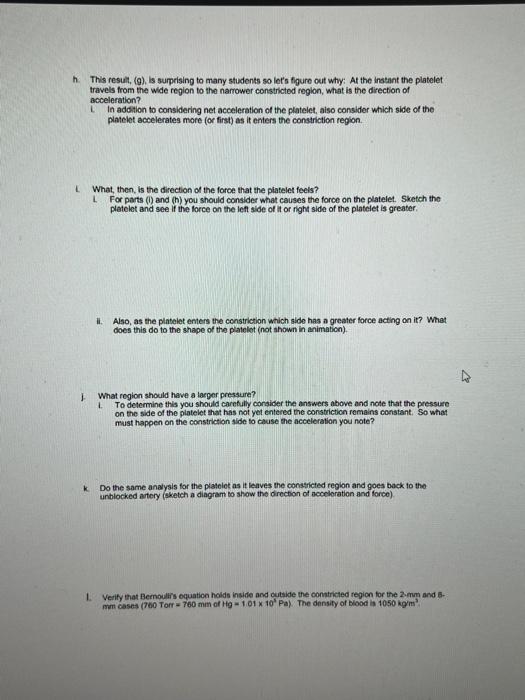 Worksheet for Exploration 15.1: Blood Flow and the | Chegg.com