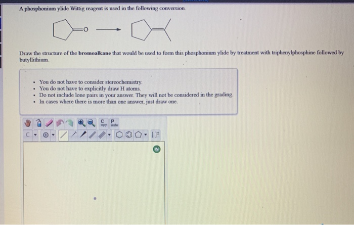 Solved A phosphonium ylide Wittig reagent is used in the | Chegg.com