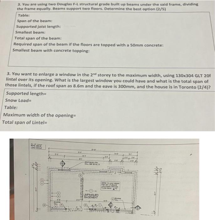 Solved 3. You are using two Douglas F-L structural grade | Chegg.com