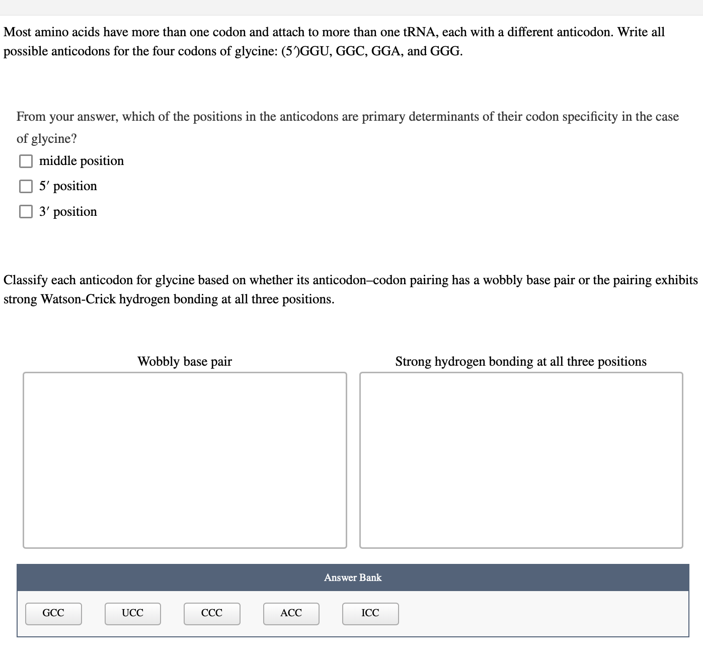 Solved A mutation occasionally arises that converts a codon | Chegg.com