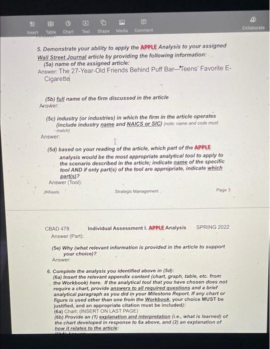 63 EB Insert Table Chart Text Shape Media Comment 5. | Chegg.com