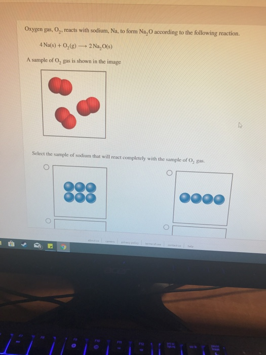 Solved Oxygen gas, 0, reacts with sodium, Na, to form Na, | Chegg.com