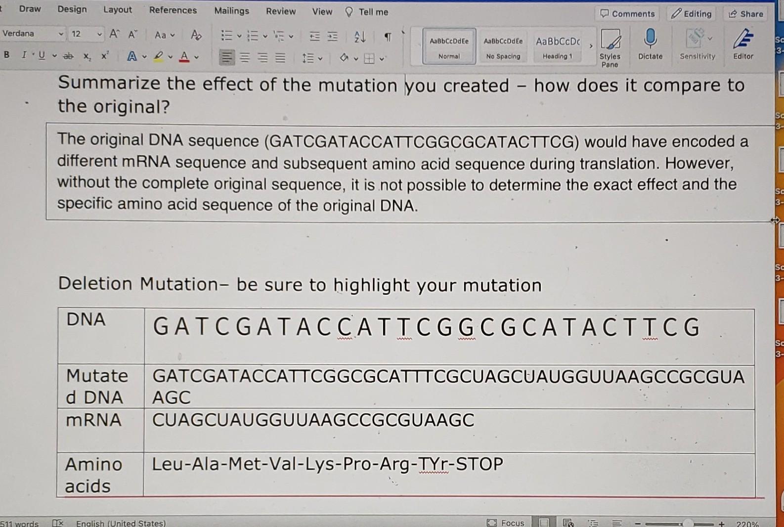 Solved Substitution mutation - be sure to highlight your | Chegg.com