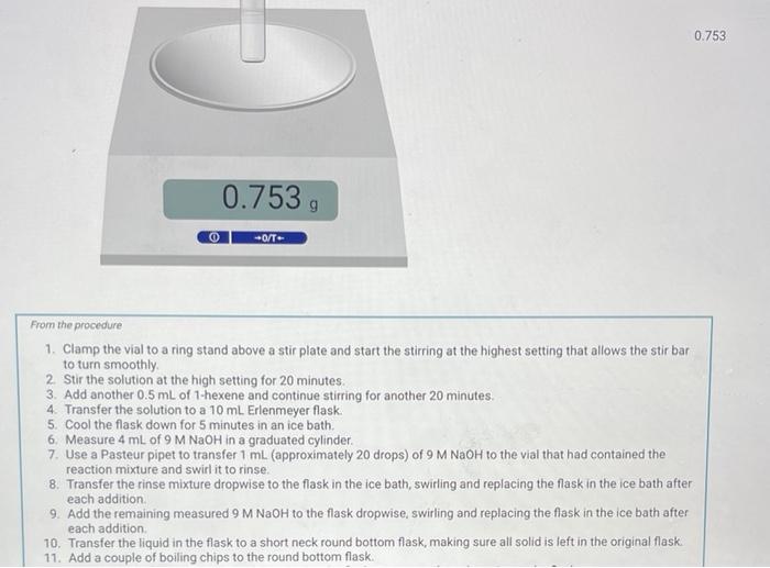 Solved Data and Report Submission - Hydration of 1-Hexene | Chegg.com
