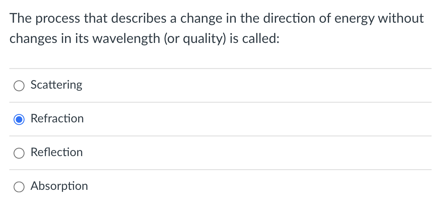 Solved The process that describes a change in the direction | Chegg.com