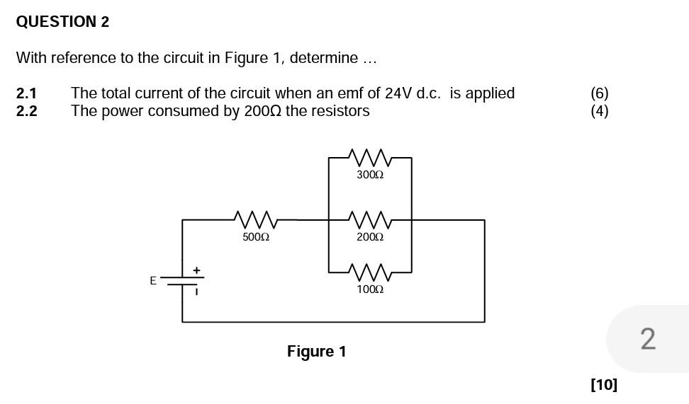 Solved With reference to the circuit in Figure 1, determine | Chegg.com
