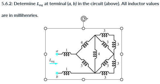5.6.2: Determine Leq ﻿at terminal (a,b) ﻿in the | Chegg.com