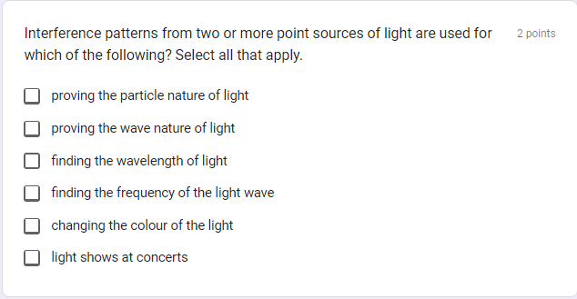 Solved Interference patterns from two or more point sources | Chegg.com