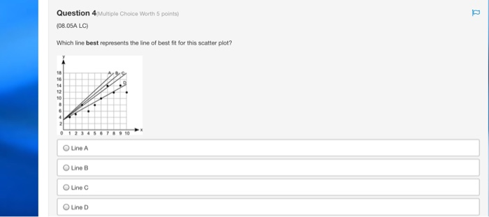 Solved Question 1Multiple Choice Worth 5 points) (08.05A LC) | Chegg.com Solved Question 1Multiple Choice Worth 5 points) (08.05A LC) | Chegg.com