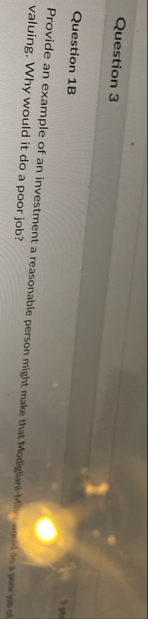 Solved Question 3Question 1BProvide an example of an | Chegg.com