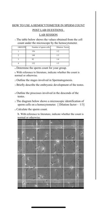 1. The table below shows the values obtained from the | Chegg.com