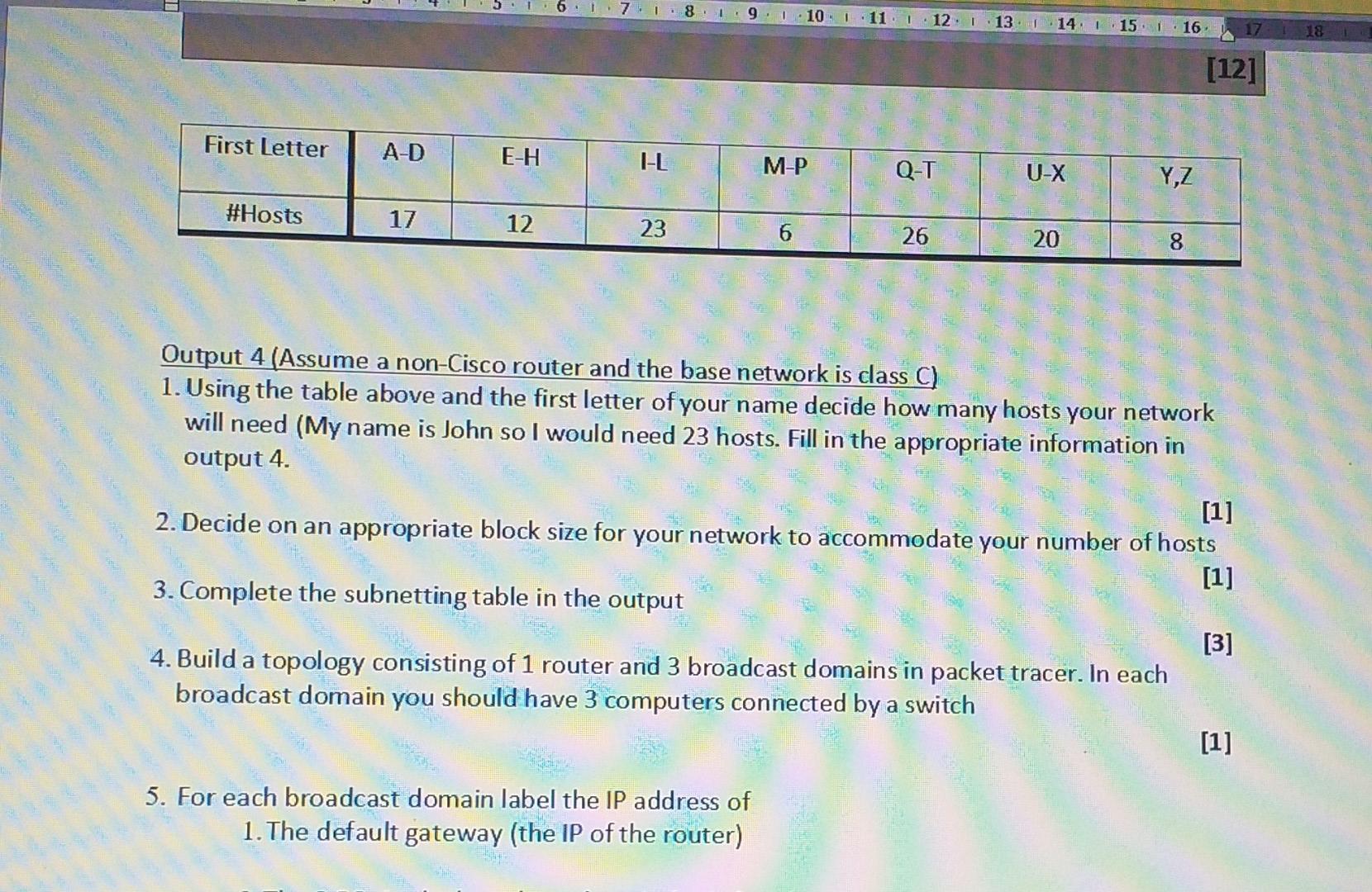 Solved [1] 2. Decide on an appropriate block size for your | Chegg.com