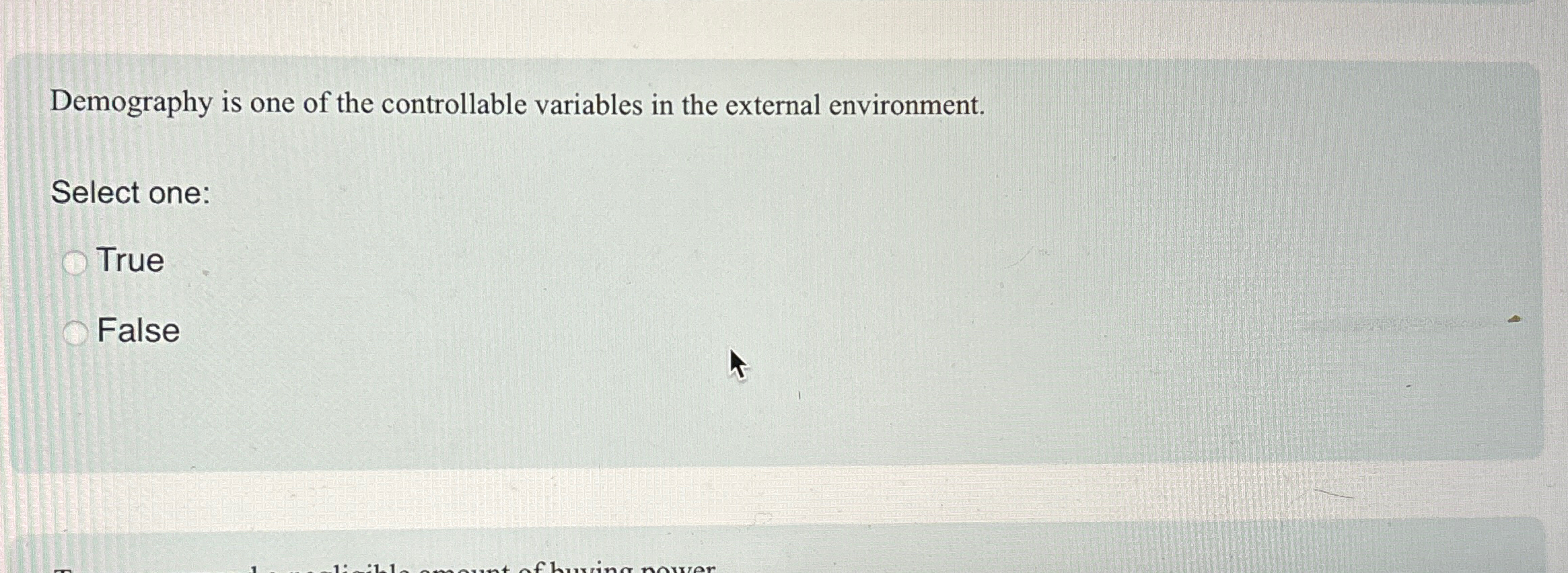 Solved Demography is one of the controllable variables in | Chegg.com