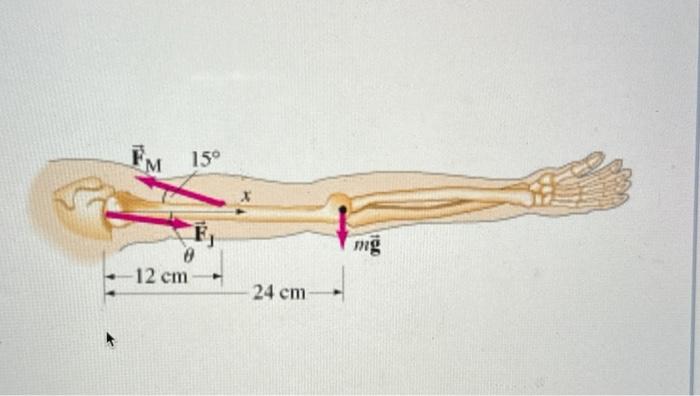 Solved The total mass of the arm shown in (Figure 1) is 2.7 | Chegg.com