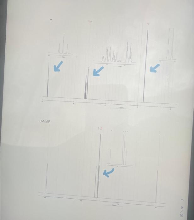 Solved 2. (6 pointa) Using the following 4 H NMR and | Chegg.com