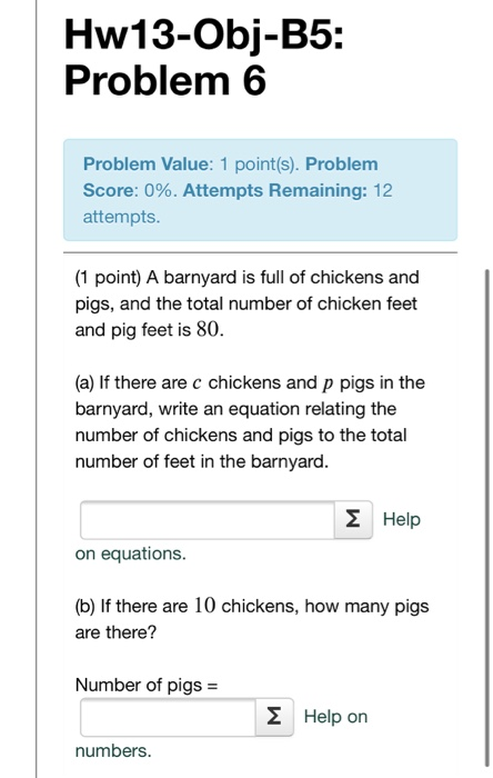 Solved Hw13-Obj-B5: Problem 6 Problem Value: 1 point(s). | Chegg.com Solved Hw13-Obj-B5: Problem 6 Problem Value: 1 point(s). | Chegg.com