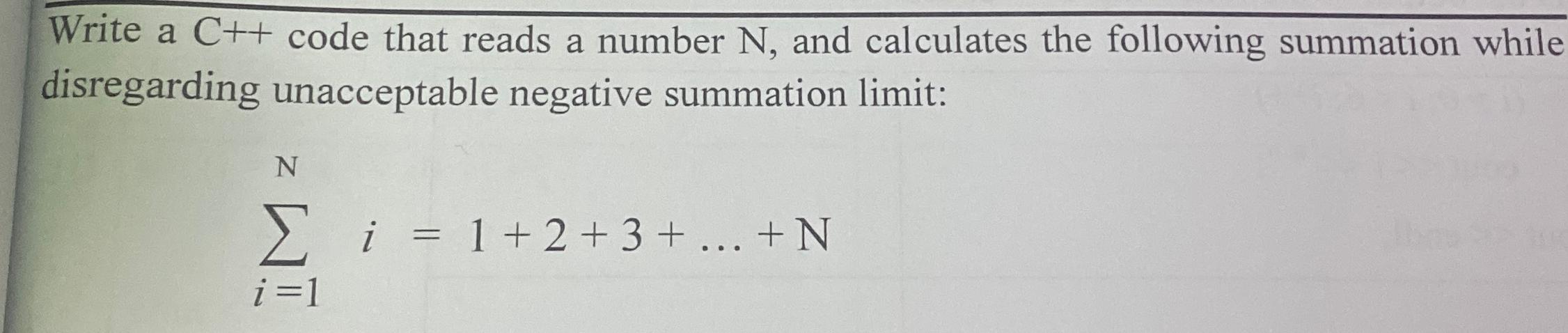 Solved How to solve...Write a C++ ﻿code that reads a number | Chegg.com