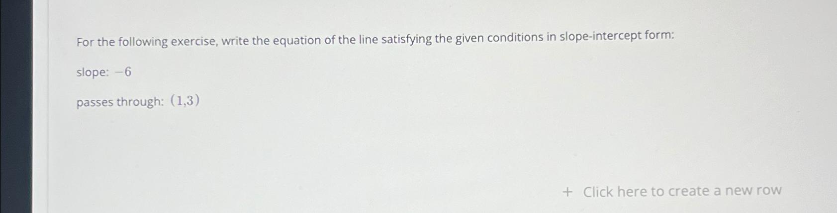 Solved For the following exercise, write the equation of the | Chegg.com