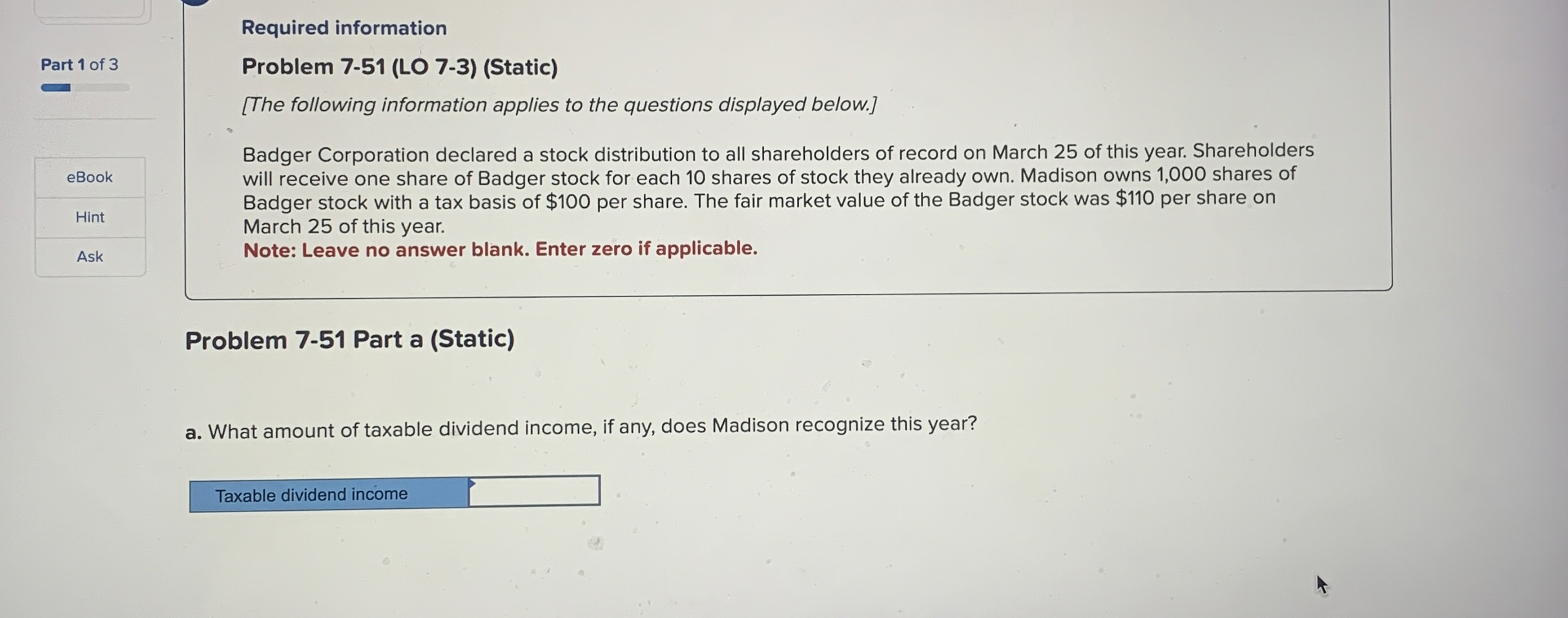 Solved Required informationProblem 7-51 (LO | Chegg.com Solved Required informationProblem 7-51 (LO | Chegg.com