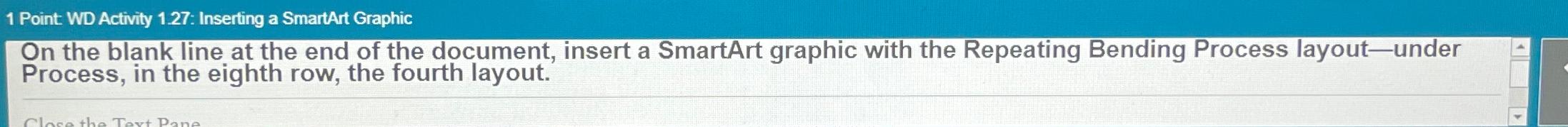 Solved On the blank line at the end of the document, insert | Chegg.com