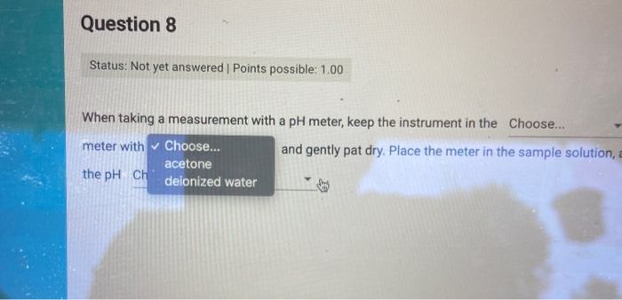 Solved Question 8 Status: Not yet answered I Points | Chegg.com