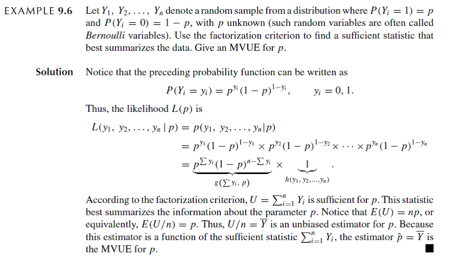 Solved: The likelihood function L(y1, y2, . . . , yn | θ) takes on ...