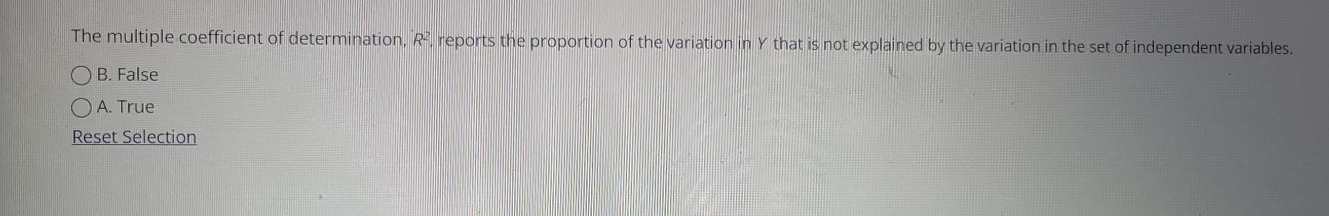 Solved Multiple regression analysis examines the | Chegg.com