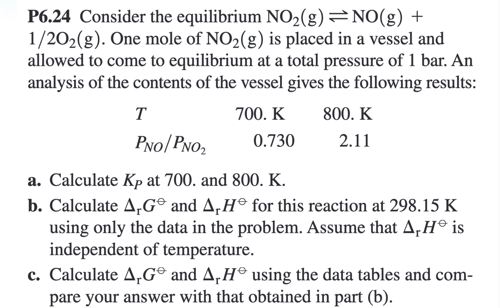 Solved For calculating Kp ﻿how I will find PO2? | Chegg.com