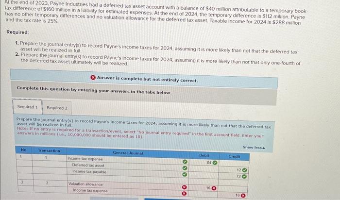 Solved help me with the 2 part 2 of the journal entry. It is | Chegg.com