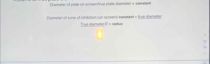 disc diffussion Assay experiment ,1-calculate the | Chegg.com