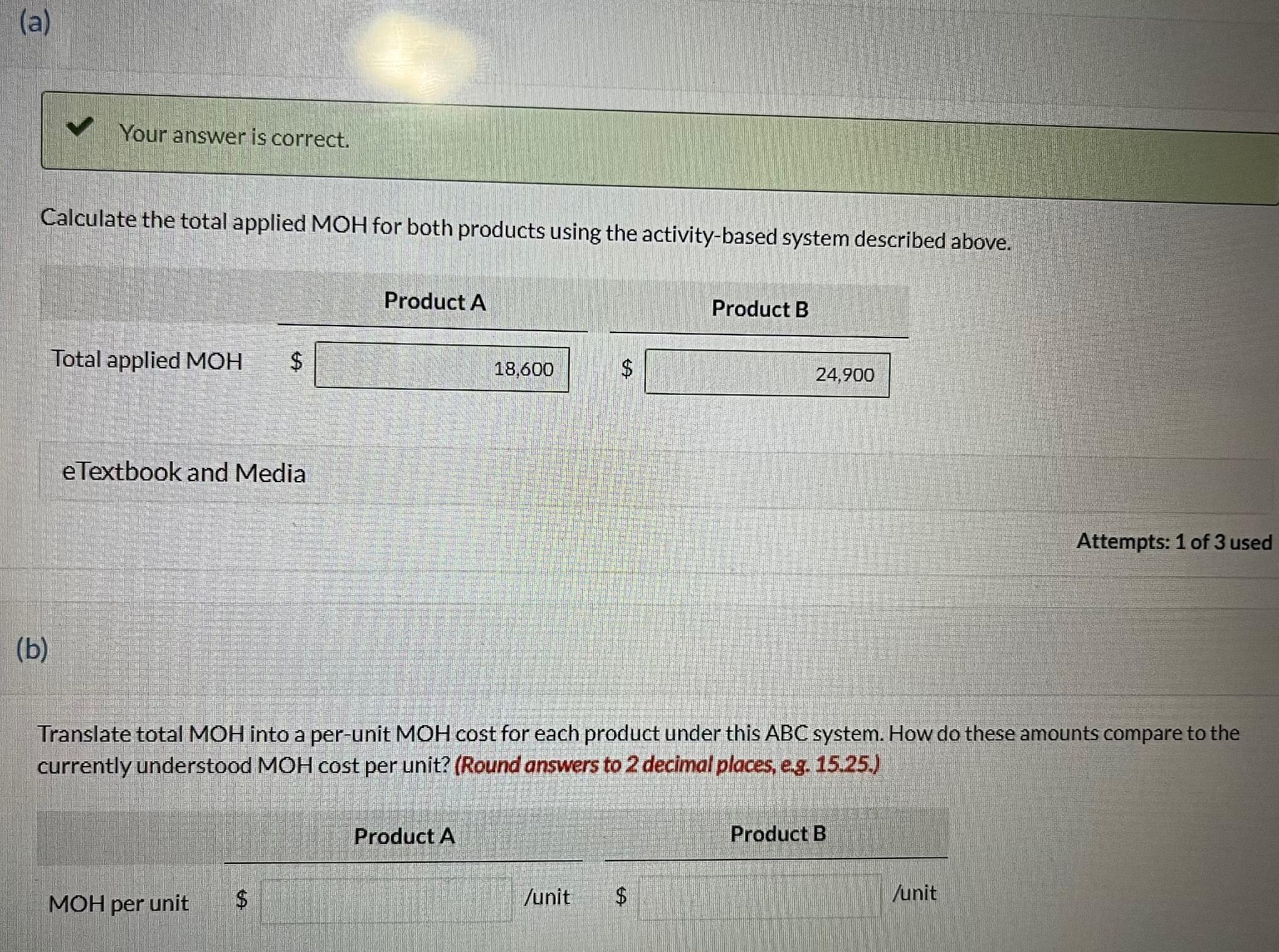 Solved Two of Tamarisk's products currently sell for $8 ﻿per | Chegg.com