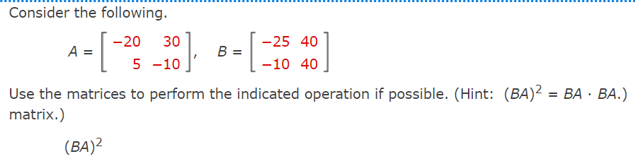 Solved Consider the | Chegg.com