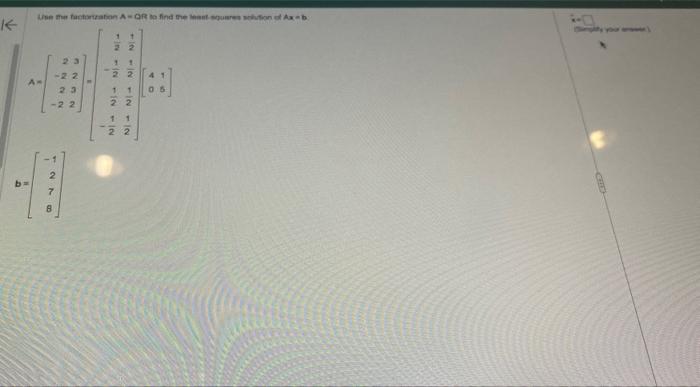 Solved A=⎣⎡2−22−23232⎦⎤=⎣⎡21−21212121212121⎦⎤[4015] | Chegg.com